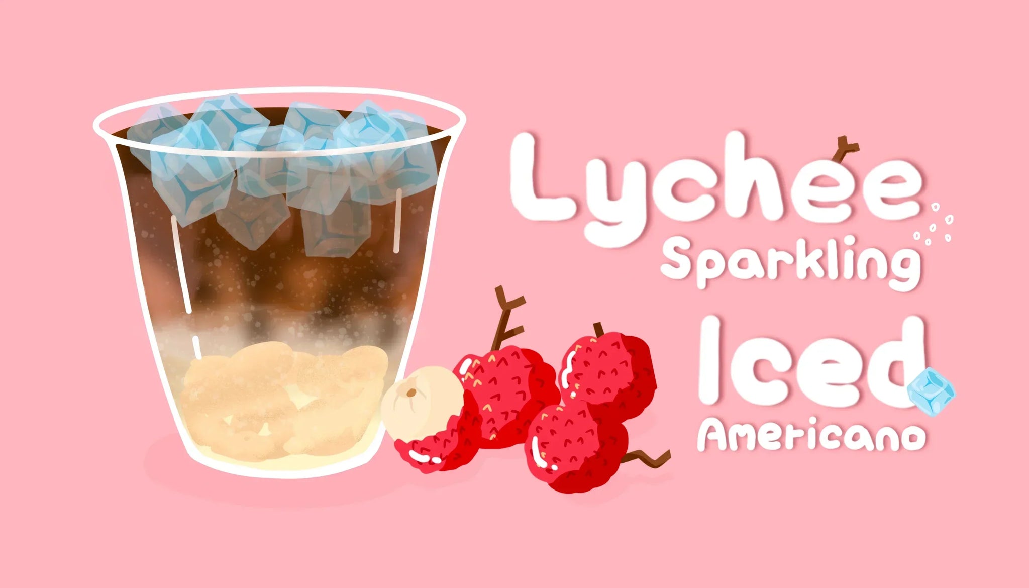 Lychee Sparkling Iced Americano: A Refreshing Summer Coffee