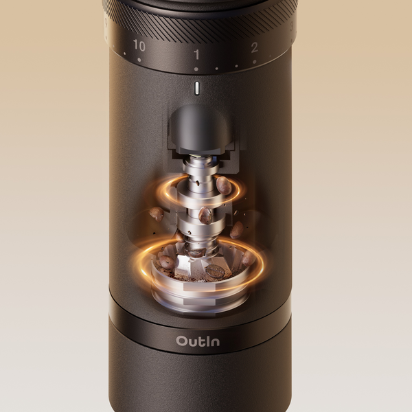 OutIn Fino Electric Coffee Grinder | Portable Espresso Grinder