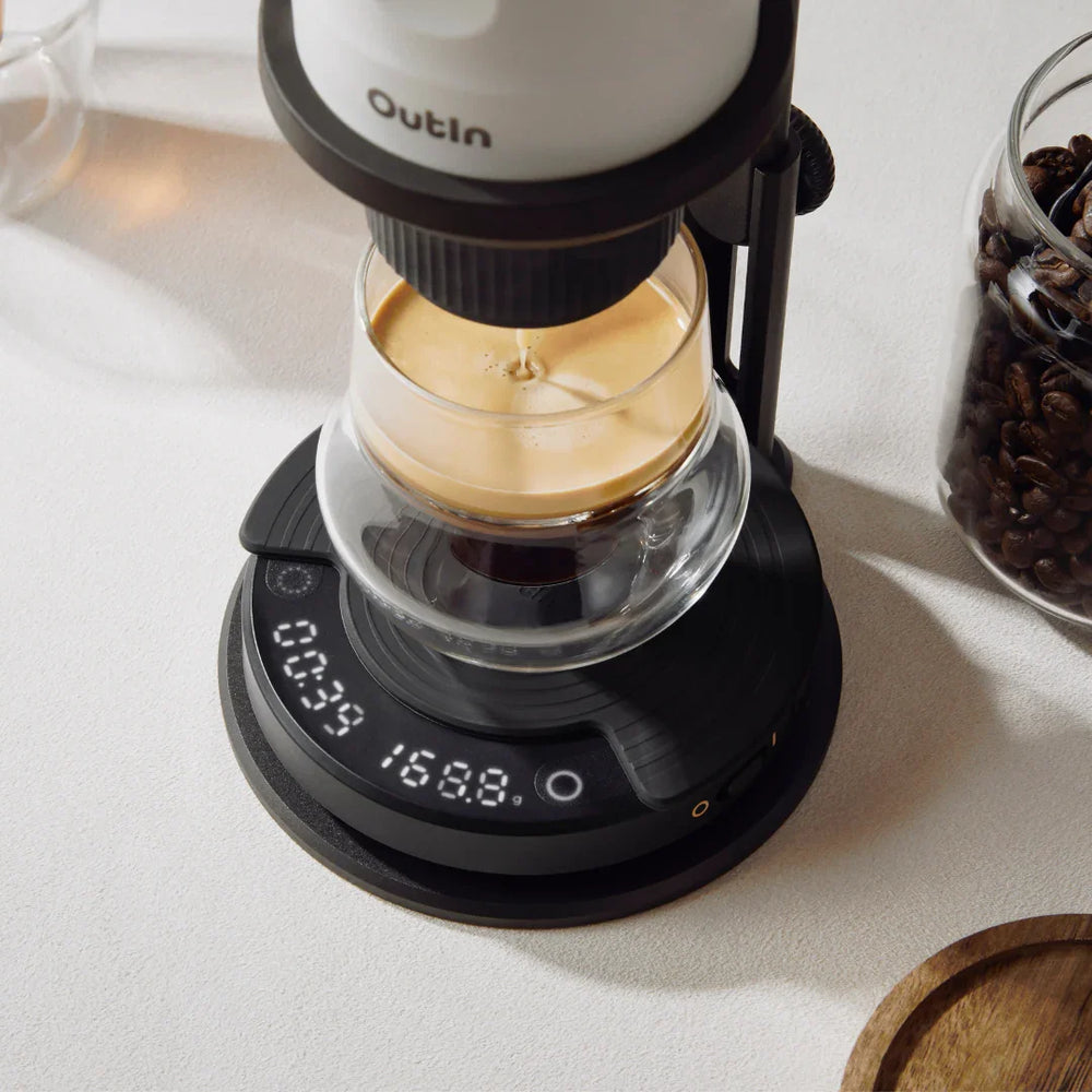 OutIn Claro Coffee Scale — 0.1g Precision Smart Brewing